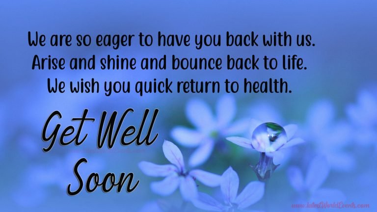 Get Well Soon Messages For Friend