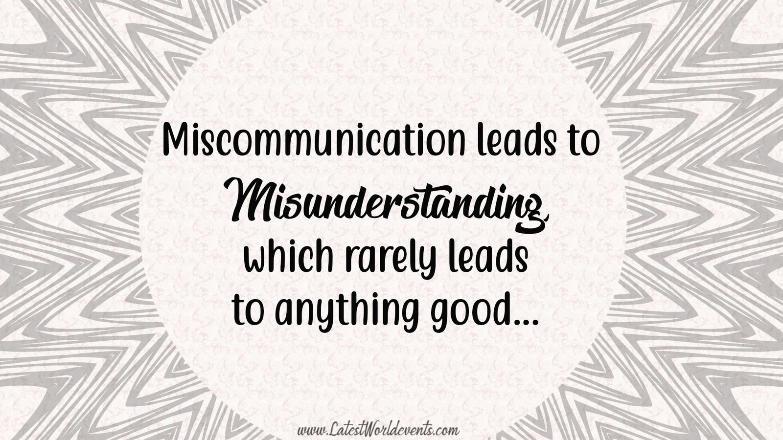 Misunderstanding Among Friends Quotes & Images