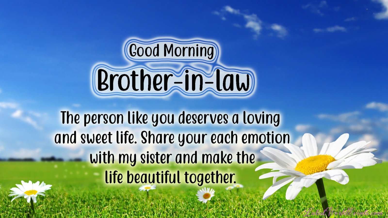 Good morning wishes for brother in law - Latest World Events