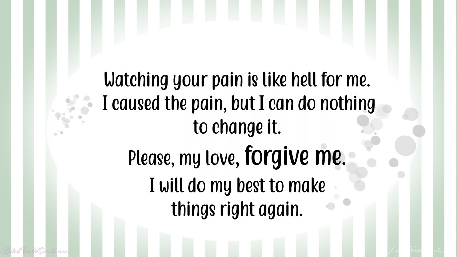 22 Apology message to my love & Sorry for my mistake messages