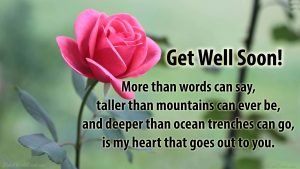 Get well soon images for lover & Get well soon my love quotes
