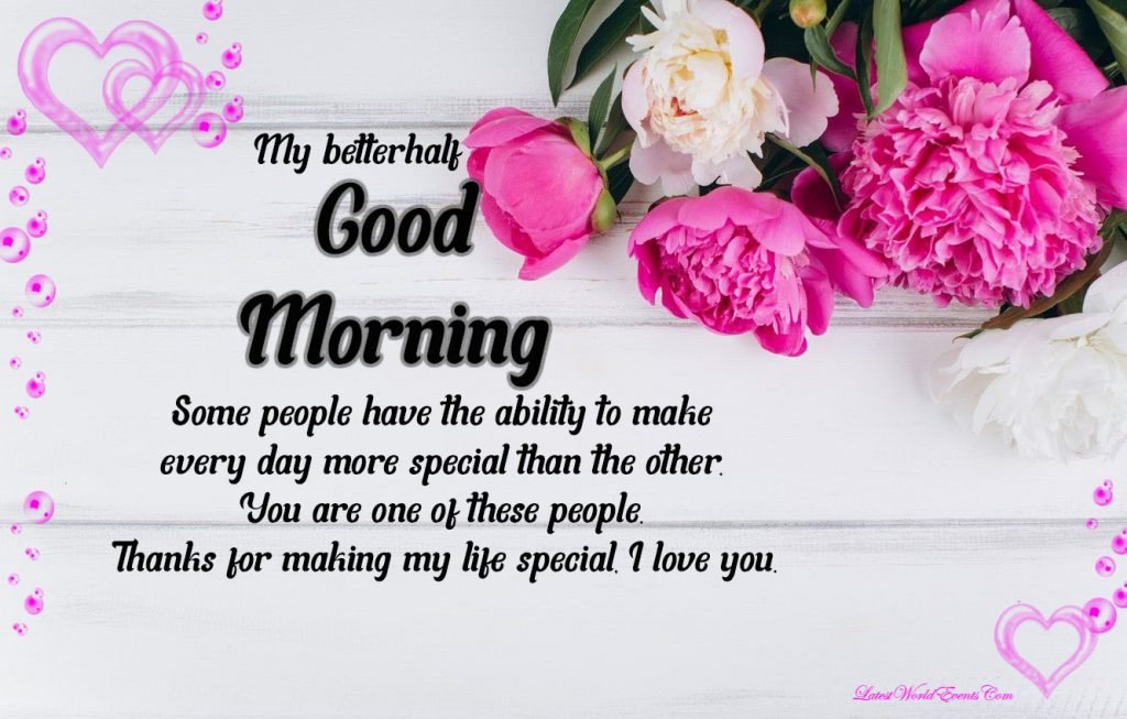 Good Morning Quotes for Better Half - Latest World Events