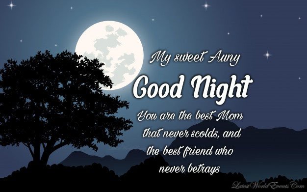 Good Night Messages for Aunt & Good Night Wishes