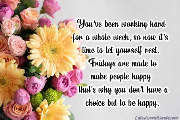 Happy Friday Messages Wishes Quotes - Latest World Events