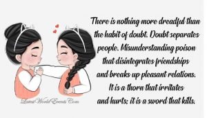 Misunderstanding Among Friends Quotes & Images