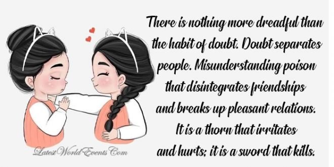 Misunderstanding Among Friends Quotes & Images